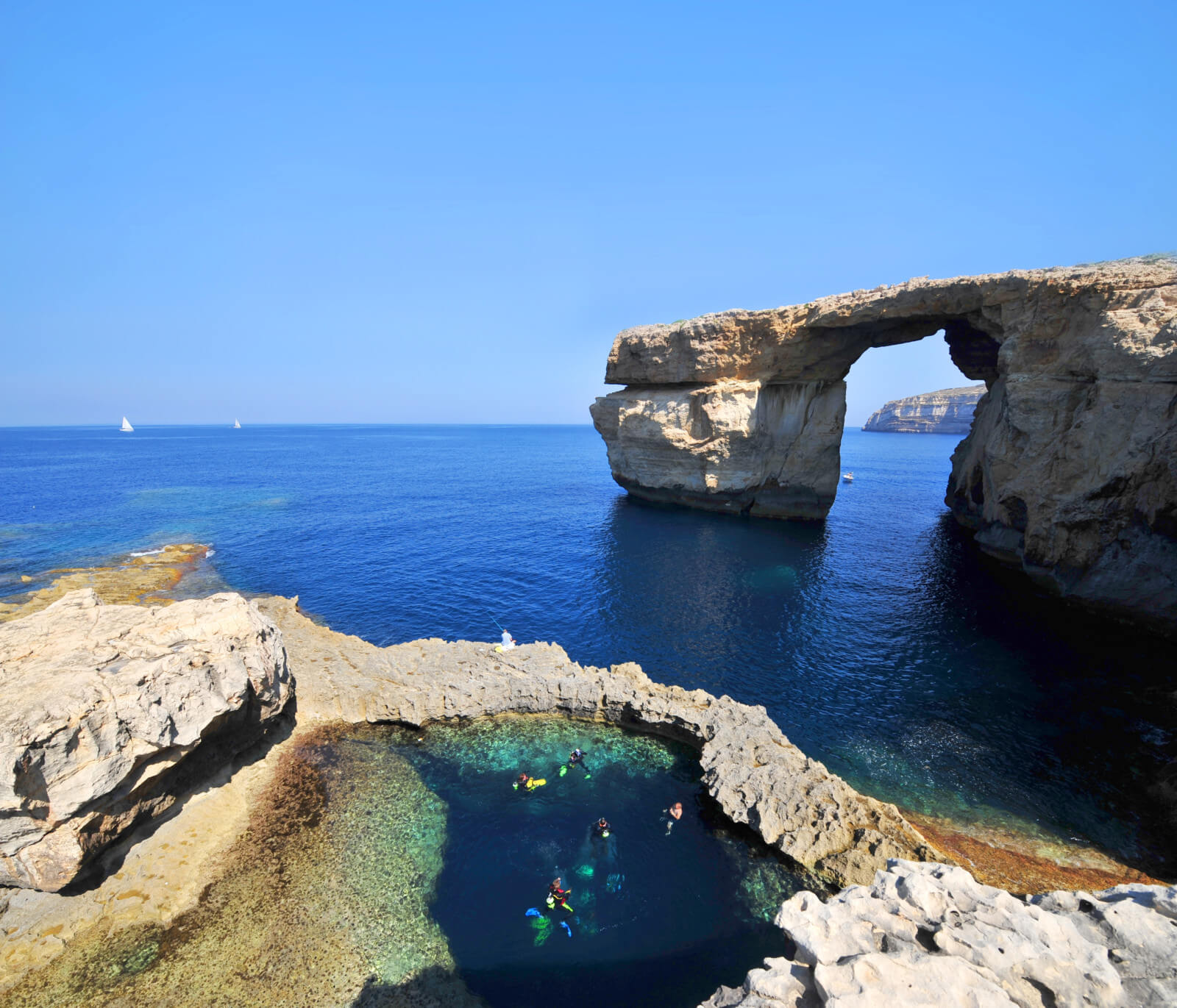 La nature reprend ses droits sur l'Azure Window - Malte Officiel